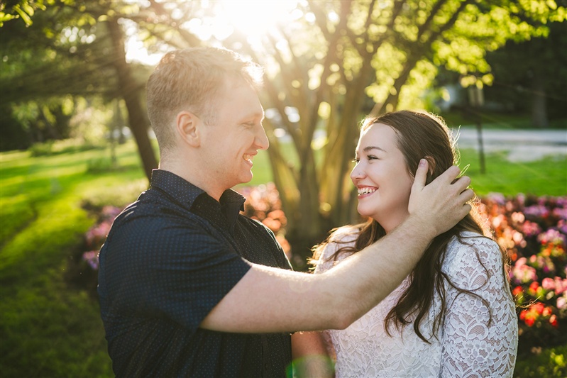 Pizza, Wine, And Garden Paths At Ogden Gardens | Sam & Devin